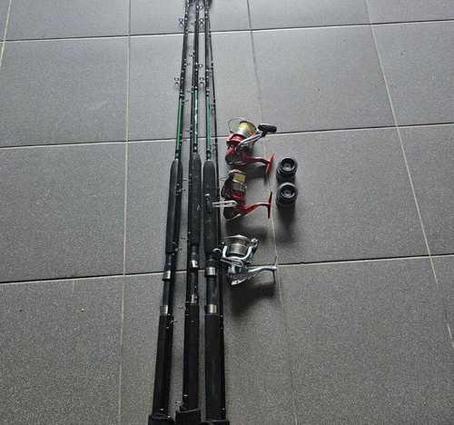 Спиннинг stinger ForceAge 10-20 lb +Shimano