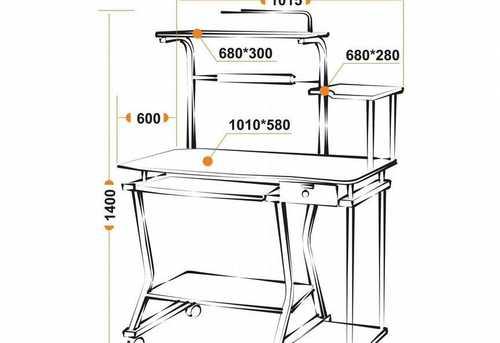 Стол компьютерный TetChair ST-S-240