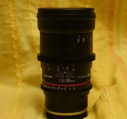 Samyang 35mm T1.5 E-mount