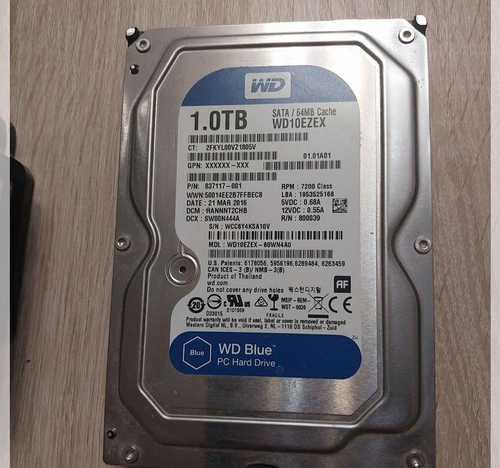 Жесткий диск 1 TB 3.5 WD10ezex