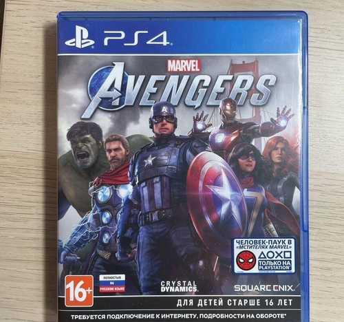 Marvel avengers мстители ps4 диск