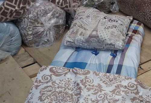 Спальный комплект одеяло, подушка, матрас ватный