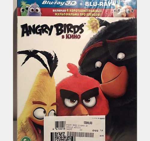 Angry Birds в кино 3D 2D Кол.Изд.(Blu-Ray)слип