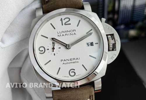Часы мужские Panerai Luminor Marine white dial нов