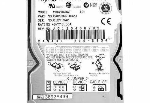 Жесткий диск Fujitsu CA05366-B020 6GB HDD 2,5"