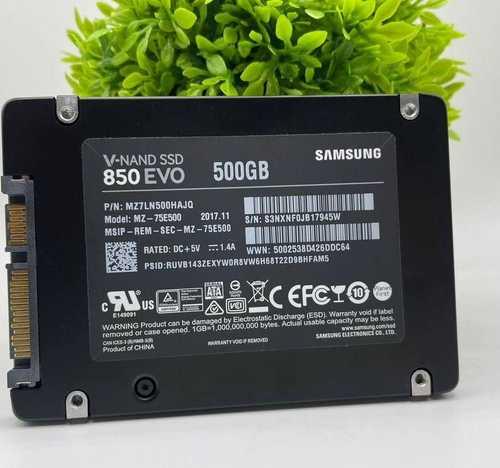 SSD SATA 500gb Samsubg 850 evo