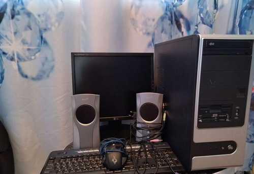 Компьютер, Intel Core 2 Duo E6550, Nvidia gt440