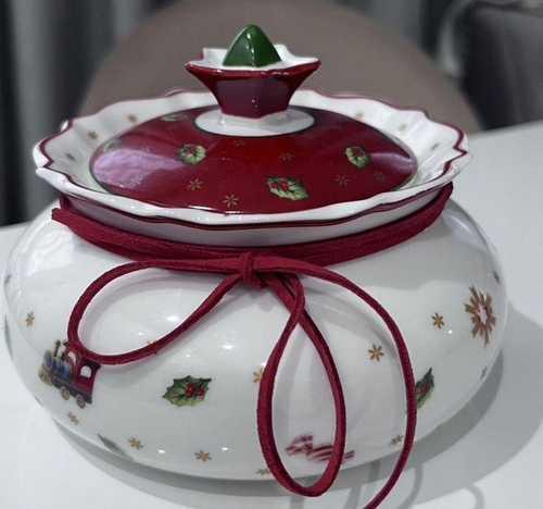Сахарница Villeroy boch новогодняя