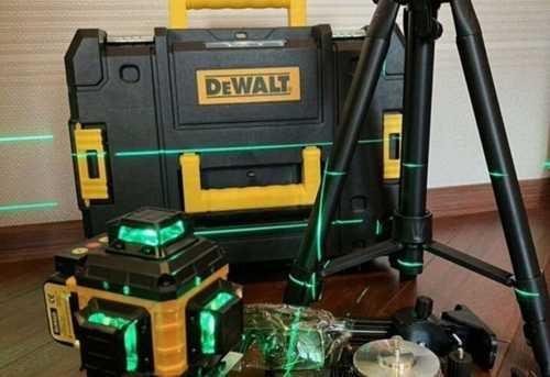 Лазерный уровень dewalt 4d/16линий+ штатив
