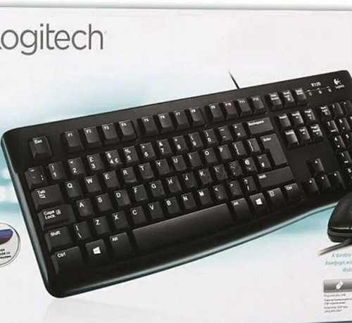 Комплект Клавиатура + Мышь Logitech MK120