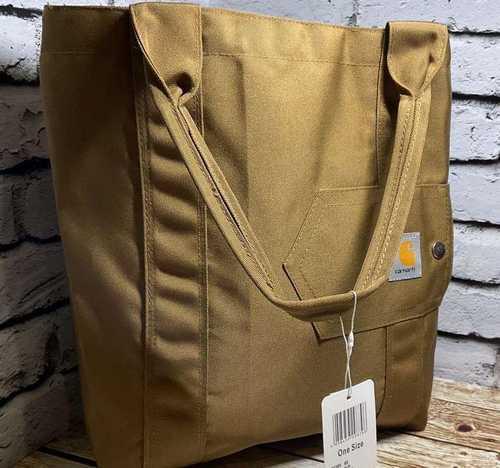 Сумка-шопер Carhartt Vertical Open Tote коричневая