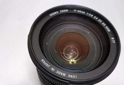 Sigma AF 17-50mm f/2.8 EX DC OS HSM для Nikon
