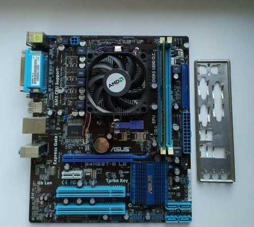 Комплект am3 + athlon x2 245 + 4gb ddr3