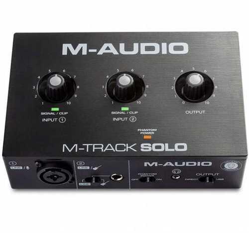 M-audio M-track solo II USB-аудиоинтерфейс