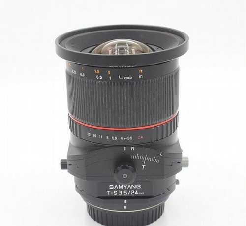 Samyang T-S 24mm f/3.5AS ED UMC Canon EF (б/у)