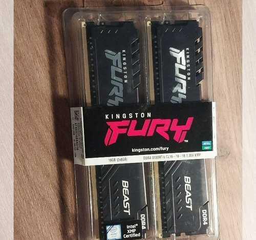 Оперативная память ddr4 28gb Kingston Fury 3200