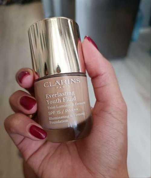 Clarins everlasting youth fluid тональный крем