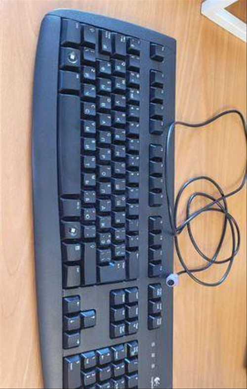 Клавиатура Logitech разъем ps/2