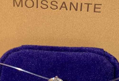 Бриллиант Муассанит 1ct* на леске 45 см