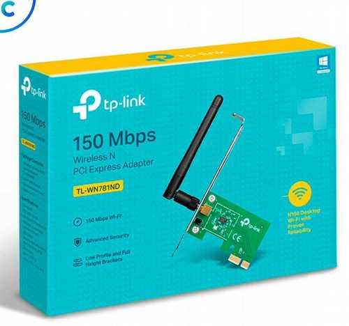 Сетевой адаптер Wi-Fi TP-Link TL-WN781ND 150 Мбит