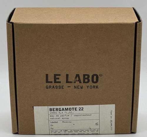 Le labo bergamote 22 оригинал