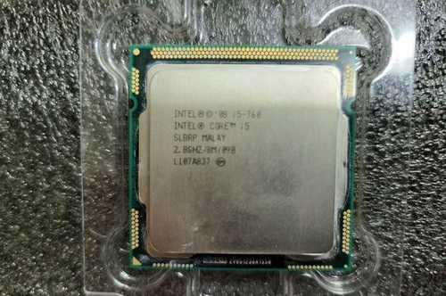 1156 Intel Core i5-760 8M Cache, 3.33 GHz проверка
