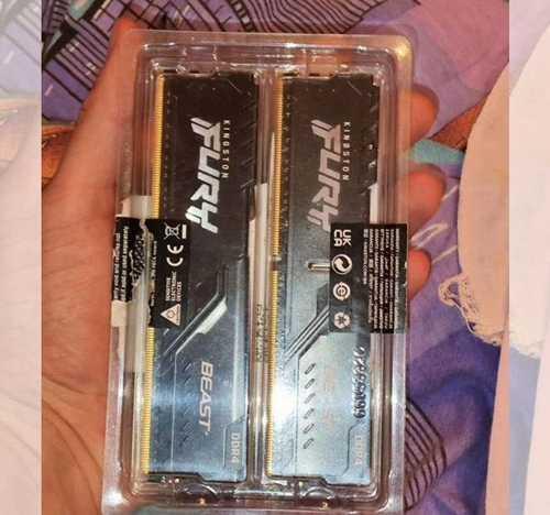 Оперативная память ddr4 8x2 kingston Fury black