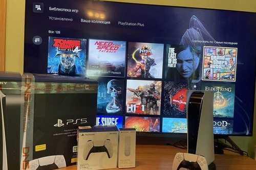 Sony playstation 5 рст +80 игр