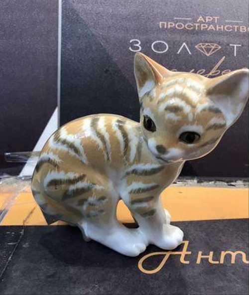 Статуэтка котёнок лфз СССР