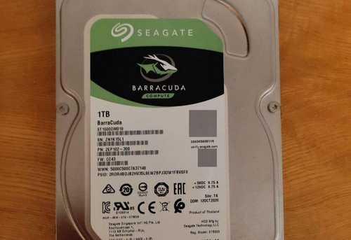 1 тб Жесткий диск Seagate BarraCuda ST1000DM010