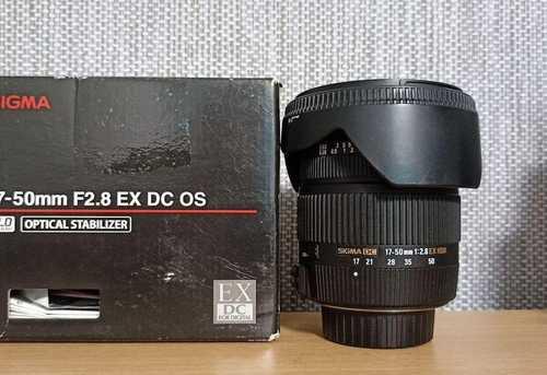 Sigma 17-50mm f2.8 HSM PS Nikon