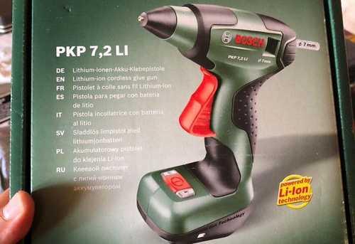 Клеевой пистолет Bosch PKP 7,2 LI