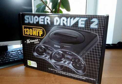 Приставка 16-бит Super Drive 2 (130 игр)