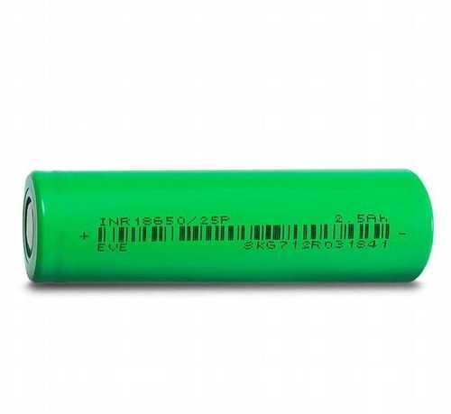Аккумуляторы высокотоковые 18650 INR EVE 25 P 25A