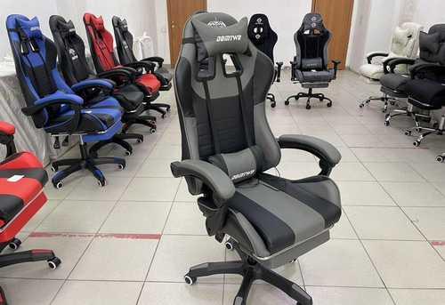 Игровое кресло компьютерное кресло 205F серый