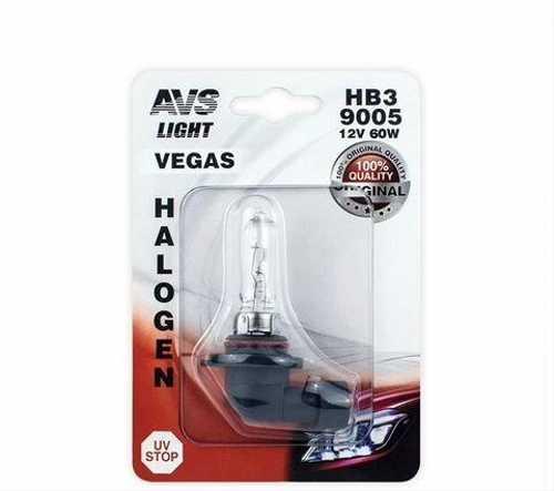 Галогенная лампа AVS Vegas в блистере HB3/9005.12V