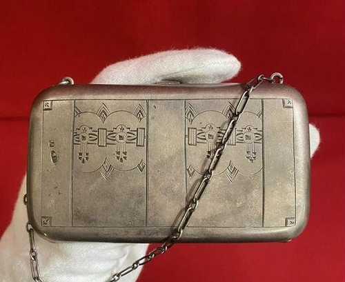 Царский серебряный кошелек-сумочка, 84 пробы
