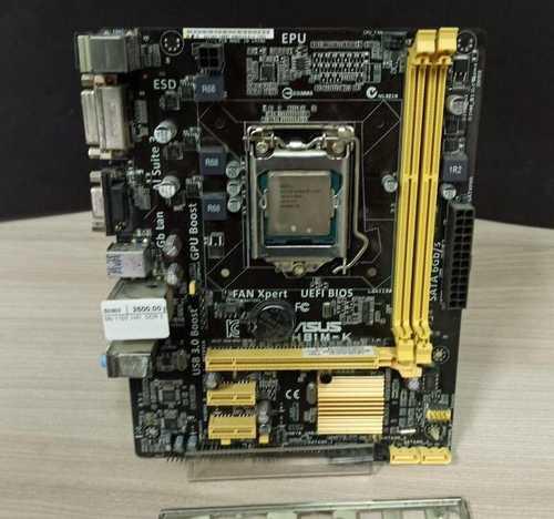 Материнская плата Socket asus H81M-K 1150