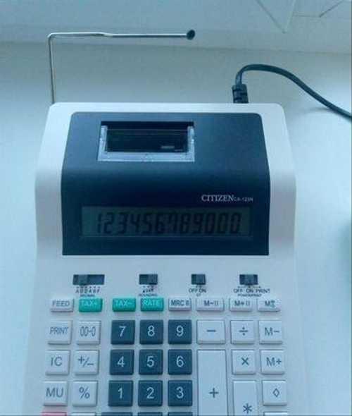 Калькулятор бухгалтерский citizen CX-123N