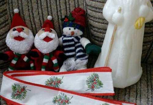 Дед Мороз(ссср) и снеговики