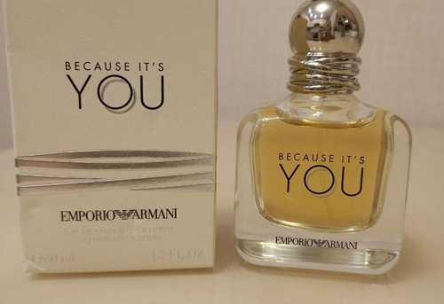 Туалетная вода женская armani because IT S YOU