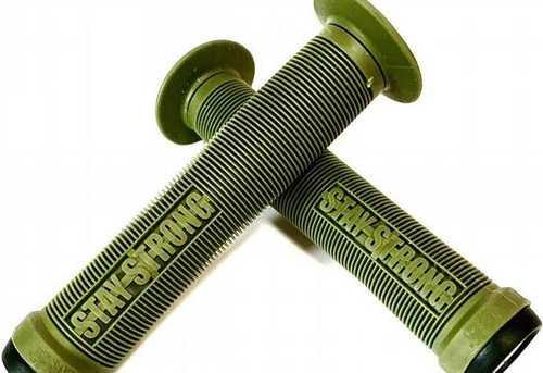Грипсы BMX ODI Stay Strong Grips, Army Green
