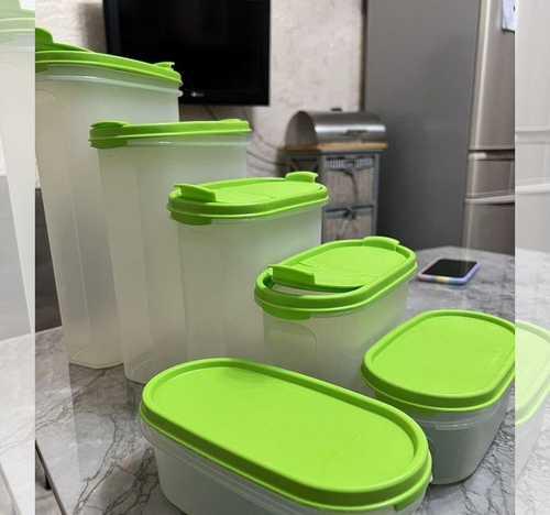 Контейнеры пластиковые Tupperware 6 штук