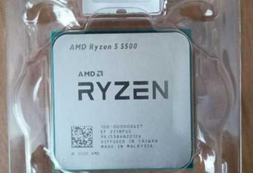 Игровой Процессор AMD Ryzen 5 5500 am4 новый Ситил