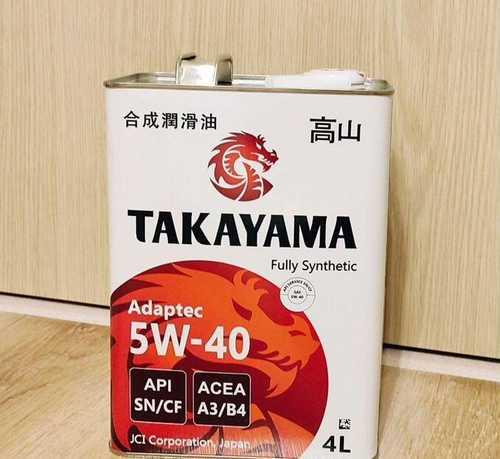 Синтетическое моторное масло takayama 5W-40