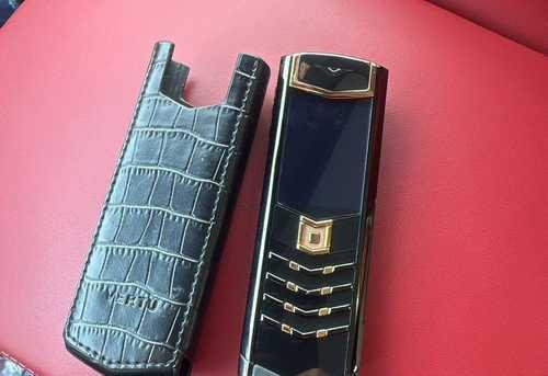 Vertu Signature S Design Pure Black White Diamonds, 4 ГБ