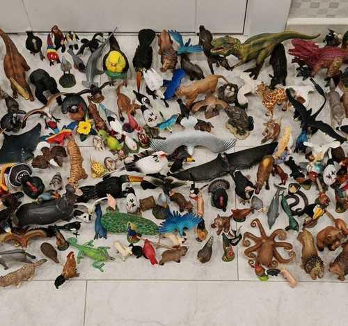 Фигурки животных schleich,papo, mojo,collecta и др