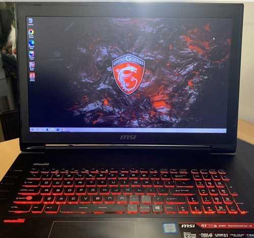 Игровой ноутбук MSI GT72S 17.3" Core i7 16GB