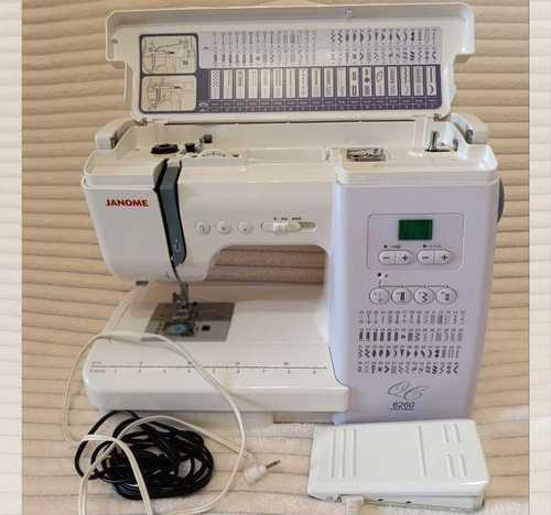 Швейная машина janome 6260