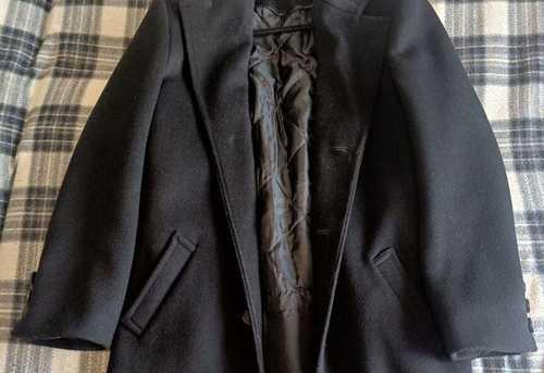 Пальто мужское черное осенне-весеннее